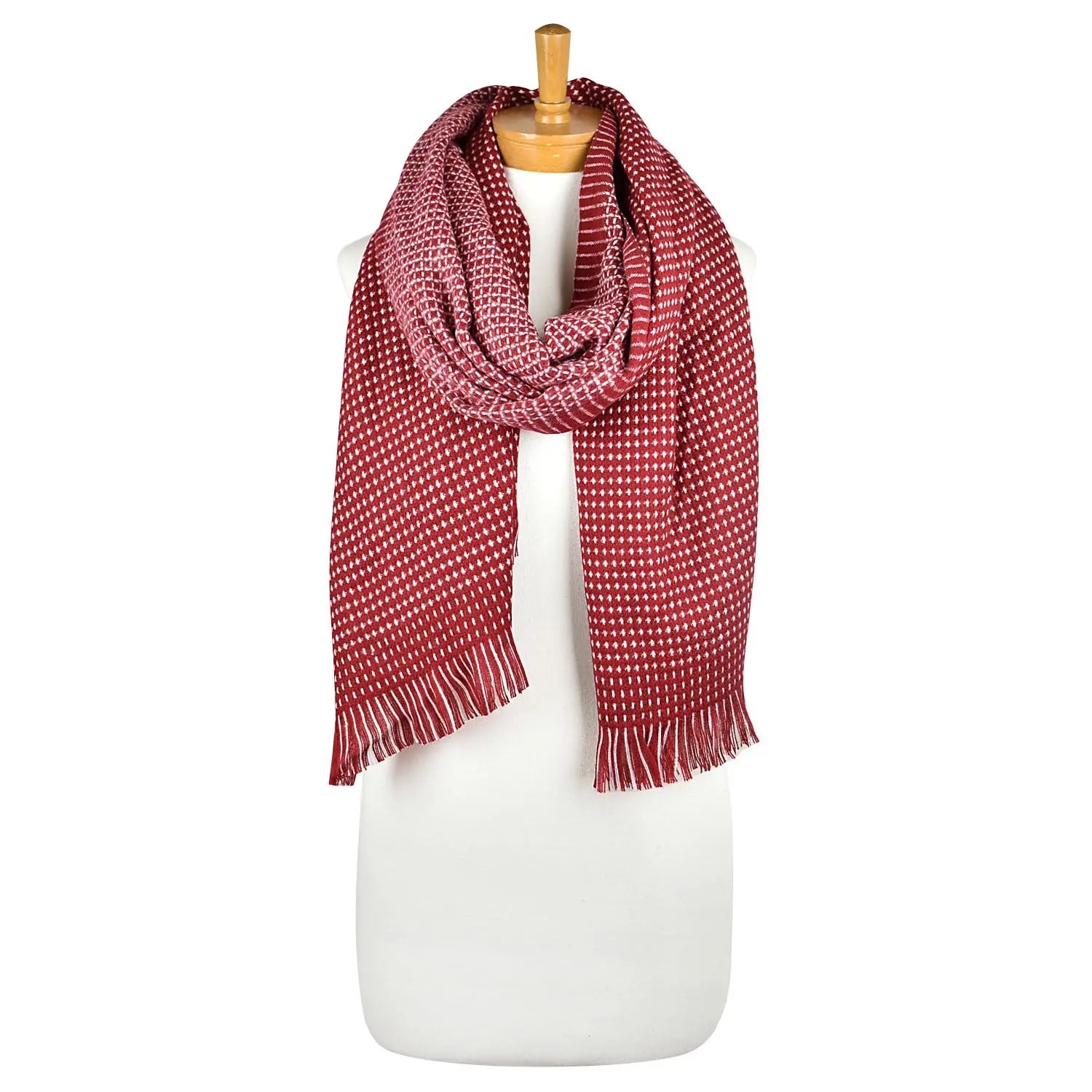 Scarf Reversible Check - Shiraz - Barrington Country Homewares